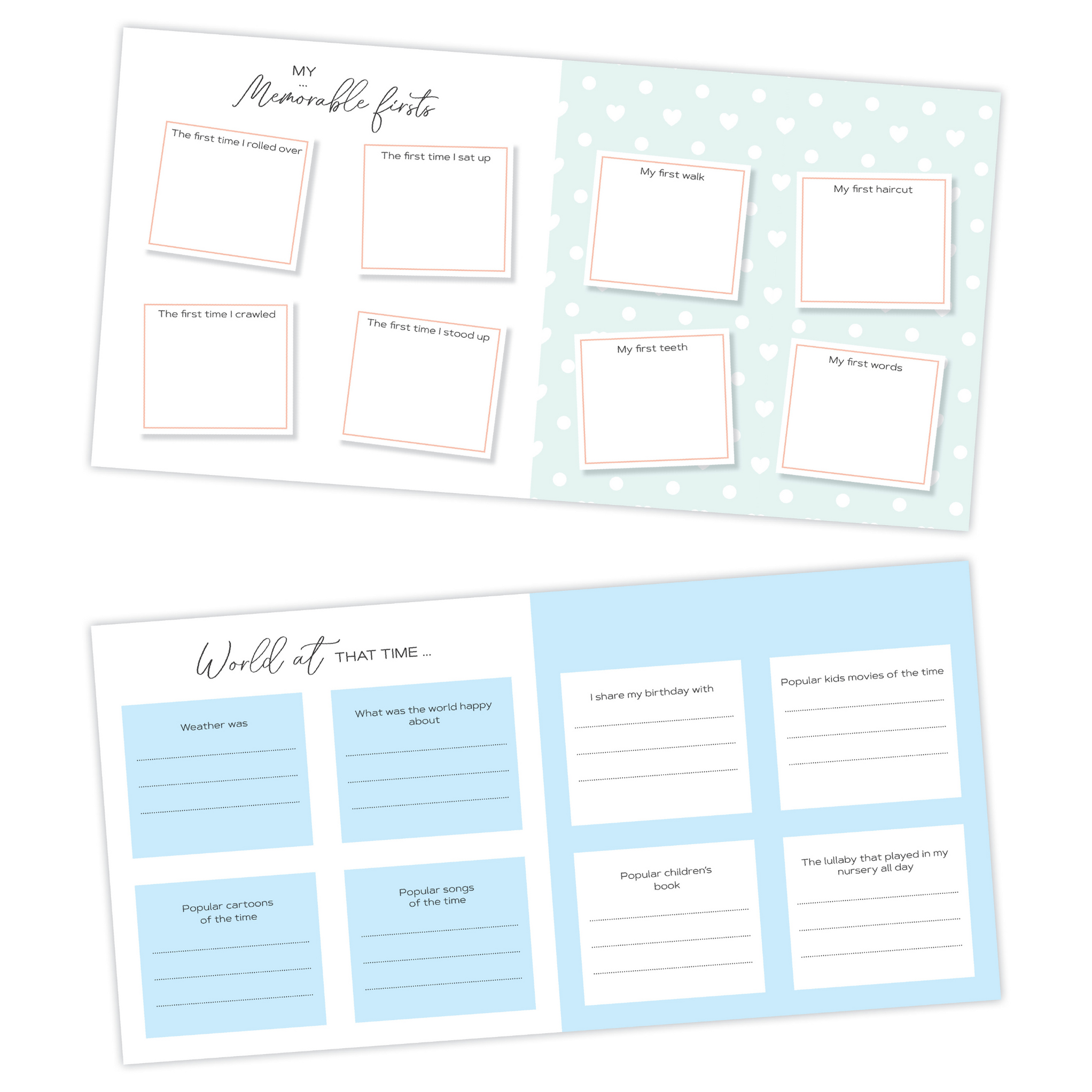 Baby record Book - Hard back — pegasusforkids