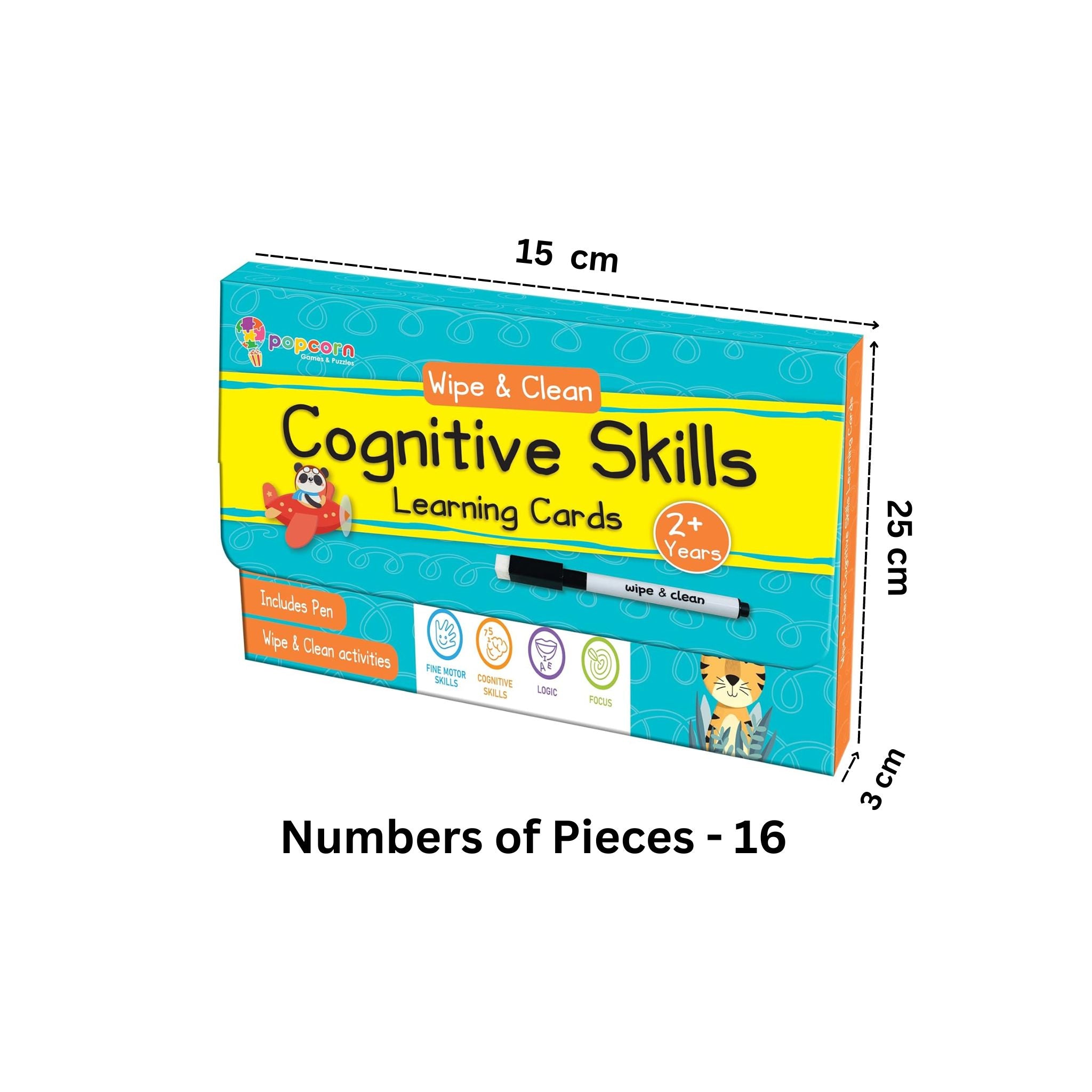 Cognitive Skills - Wipe & Clean Learning Cards — pegasusforkids