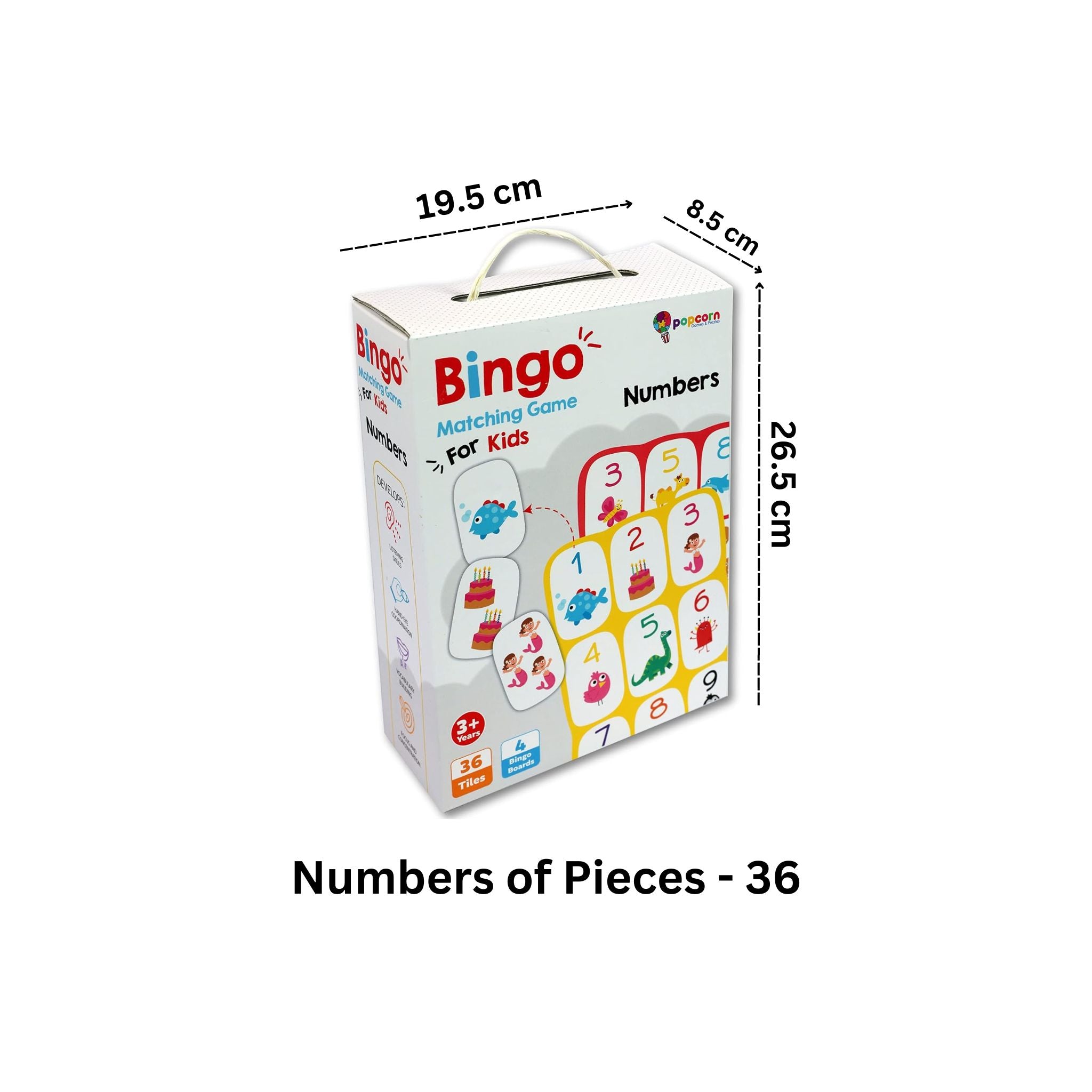 Number - Bingo Matching games - Box — pegasusforkids
