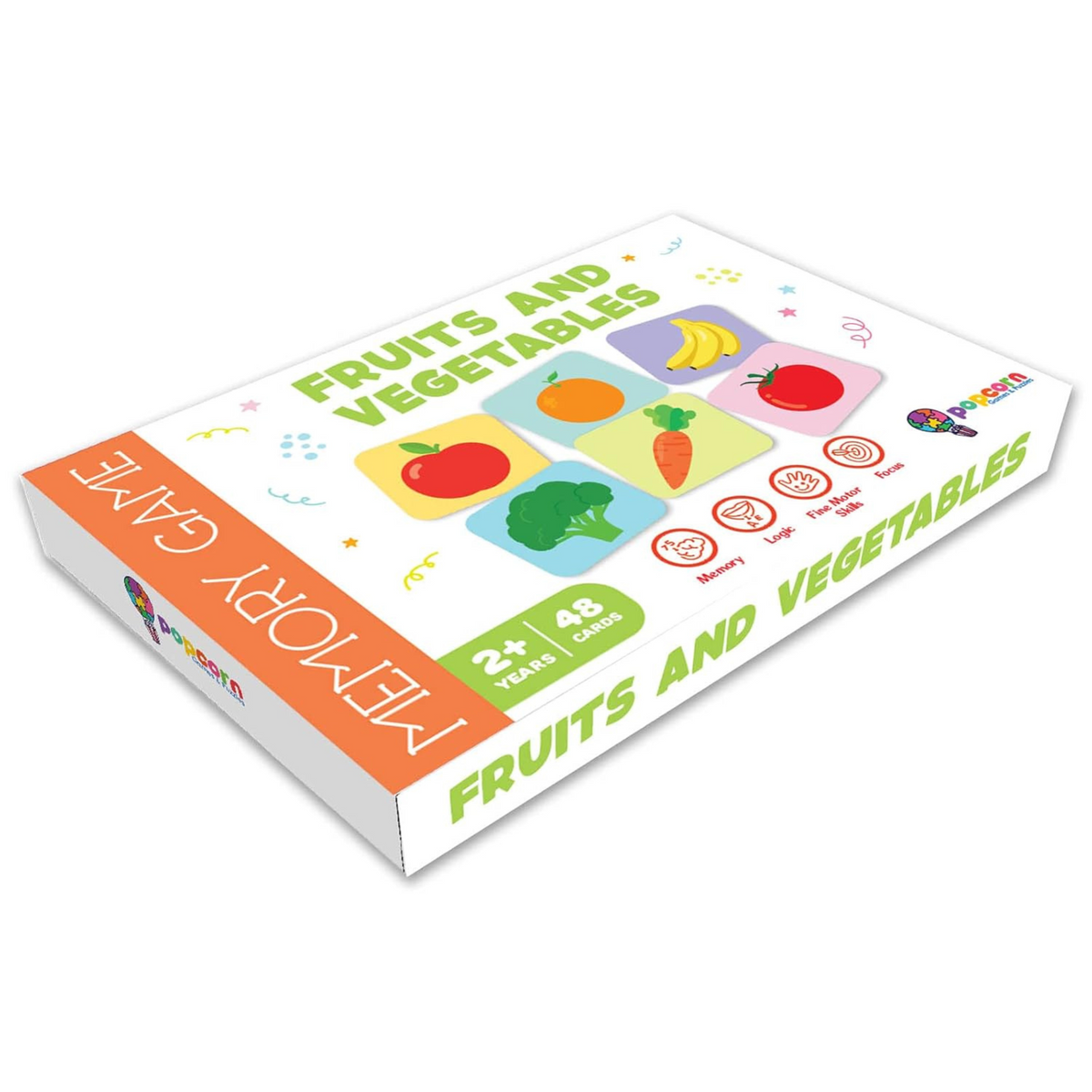 Memory Game - Fruits and Vegetables - Board Matching Games — pegasusforkids