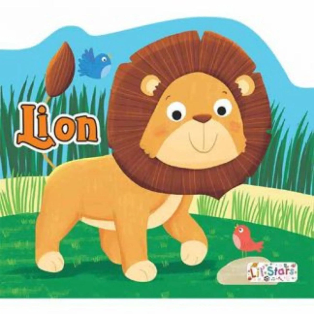 Lion - Animal World Die Cut - BoardBook — pegasusforkids