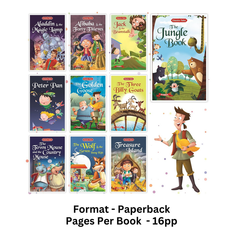 Set of 30 Classic Tales, Favourite & Fairy Tales Story Books - English ...