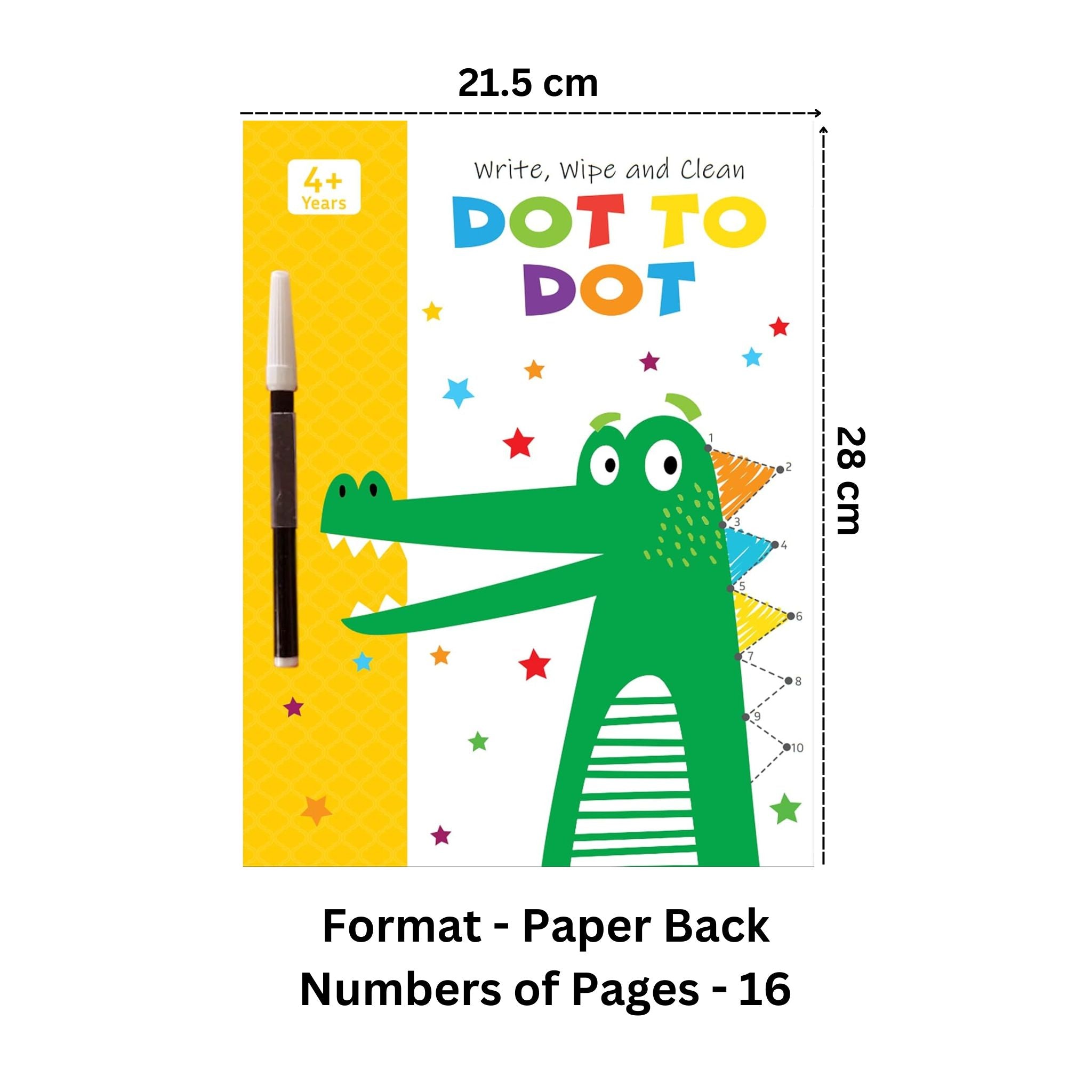 Dot to Dot - Write, Wipe and Clean Book — pegasusforkids