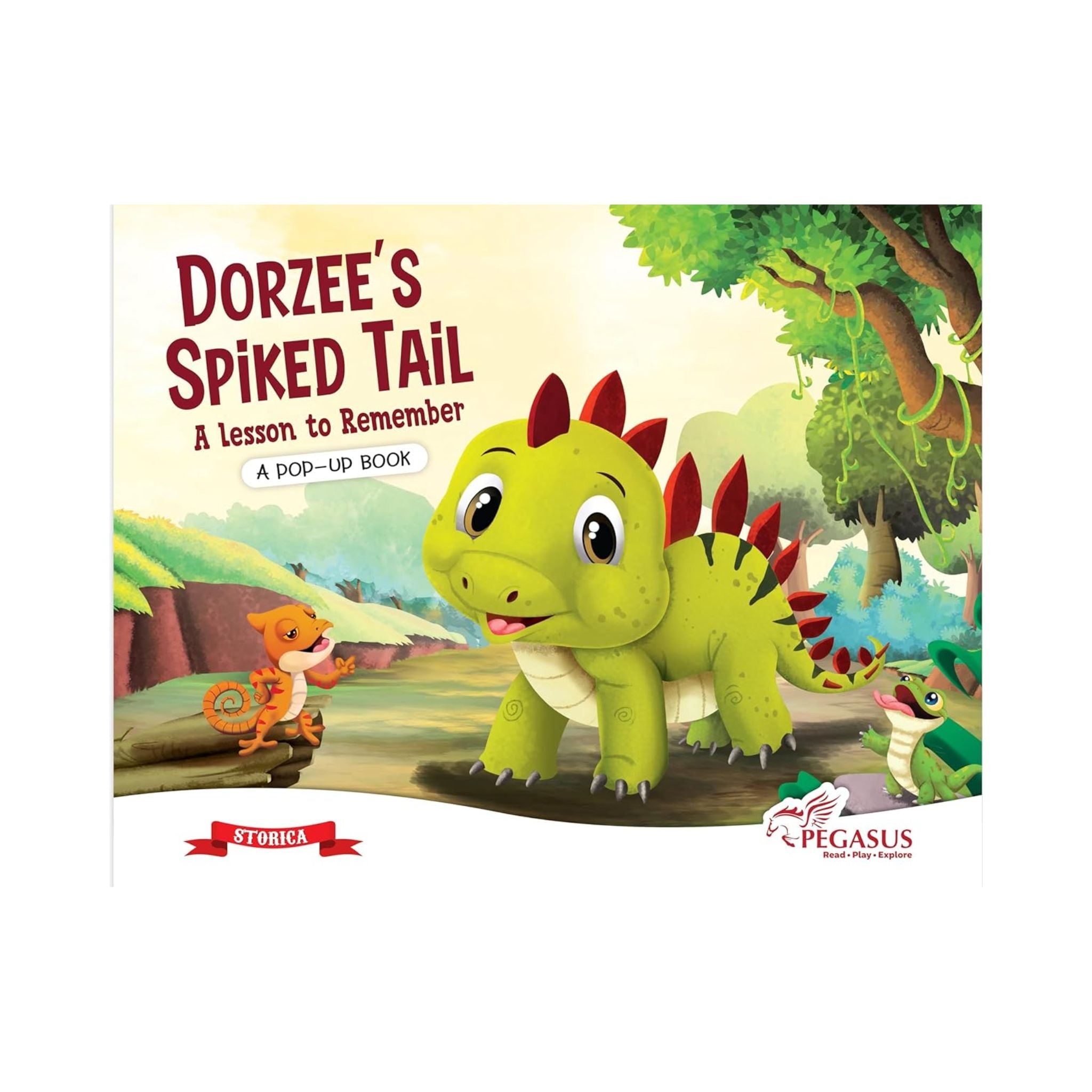 Dorzee's Spiked Tail A Lesson To Remember - Pop Up Book — pegasusforkids
