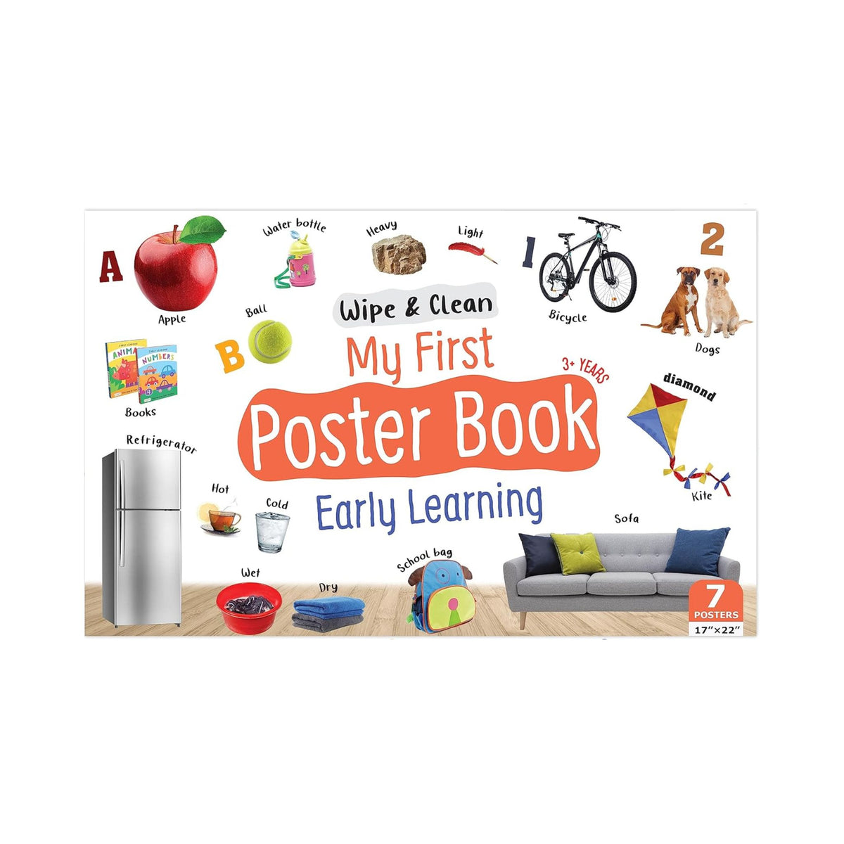Wipe & Clean - My First Poster Book - Early Learning — pegasusforkids