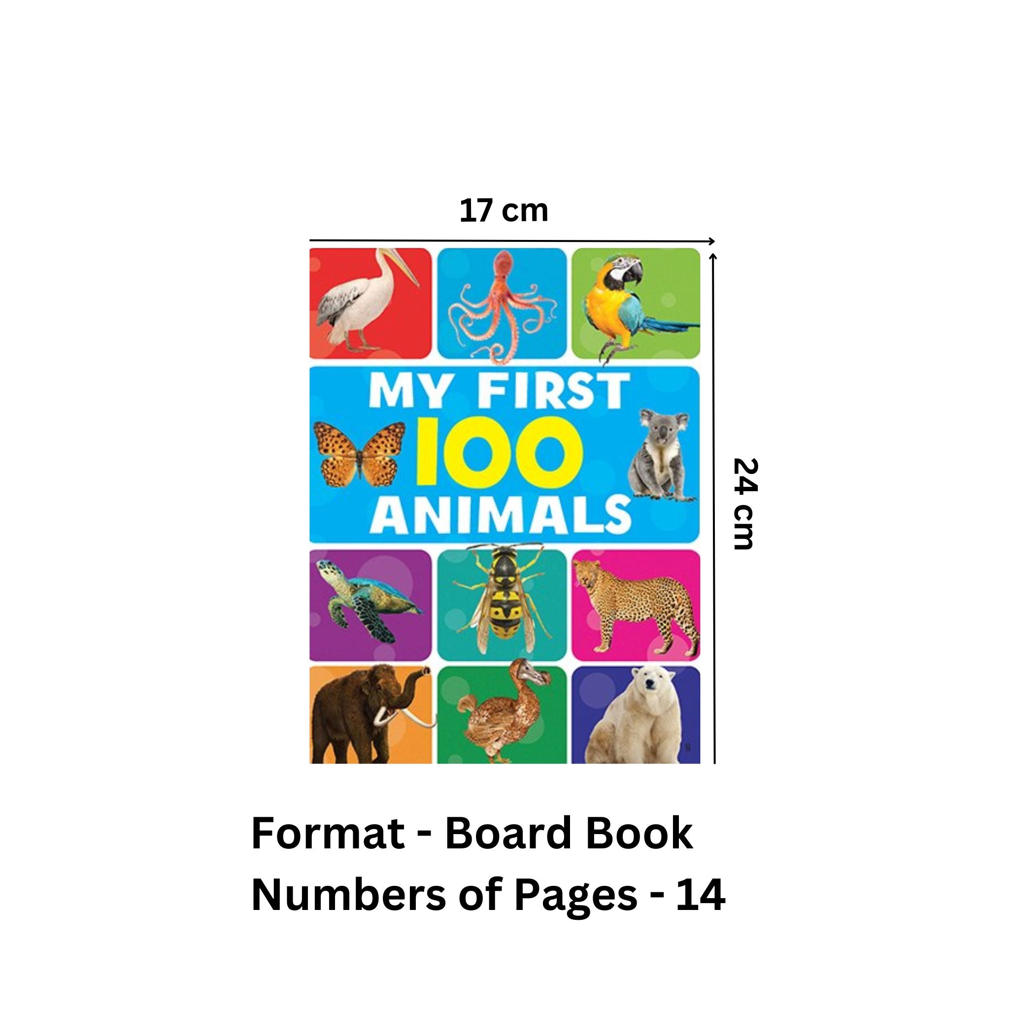 My First 100 Animals - Board book — pegasusforkids