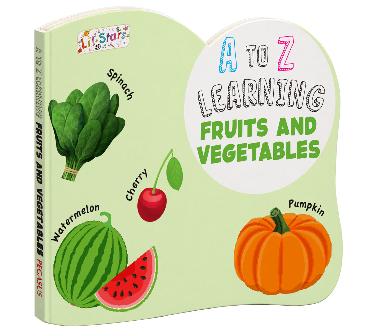 A to Z Learning - Fruits and Vegetables Board Book for Toddlers – Fun ...
