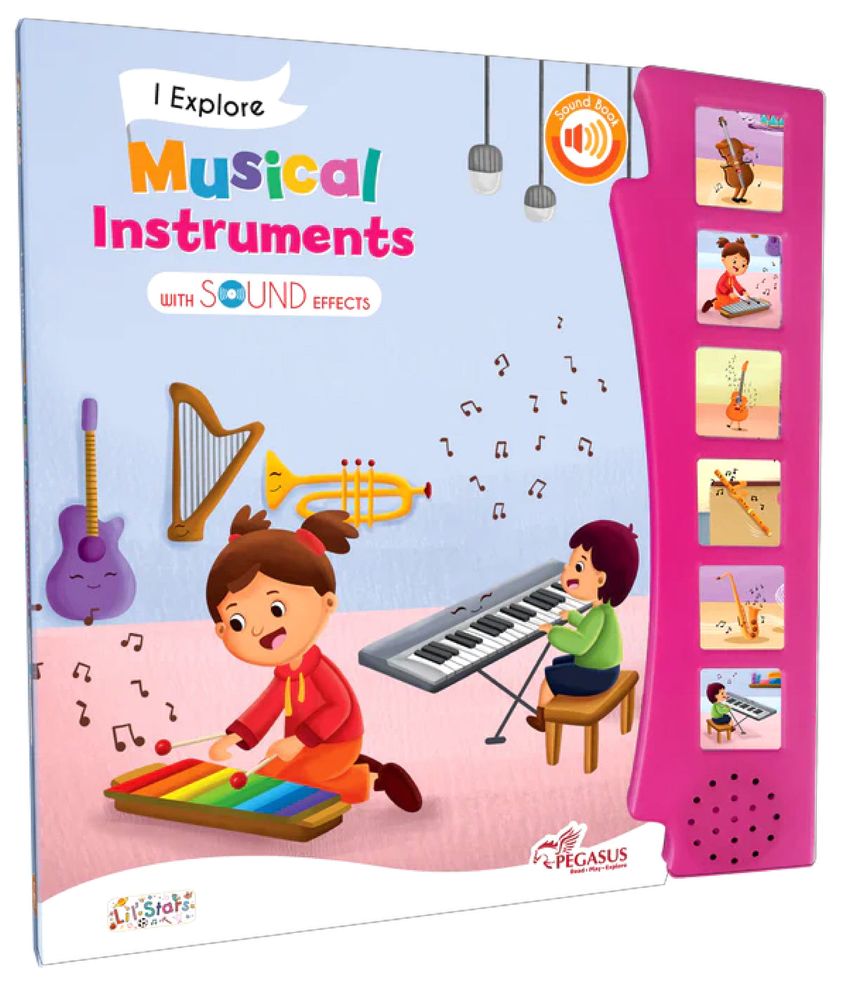 I Explore Musical Instruments Book for Kids – Magic Noise Book with 6 ...