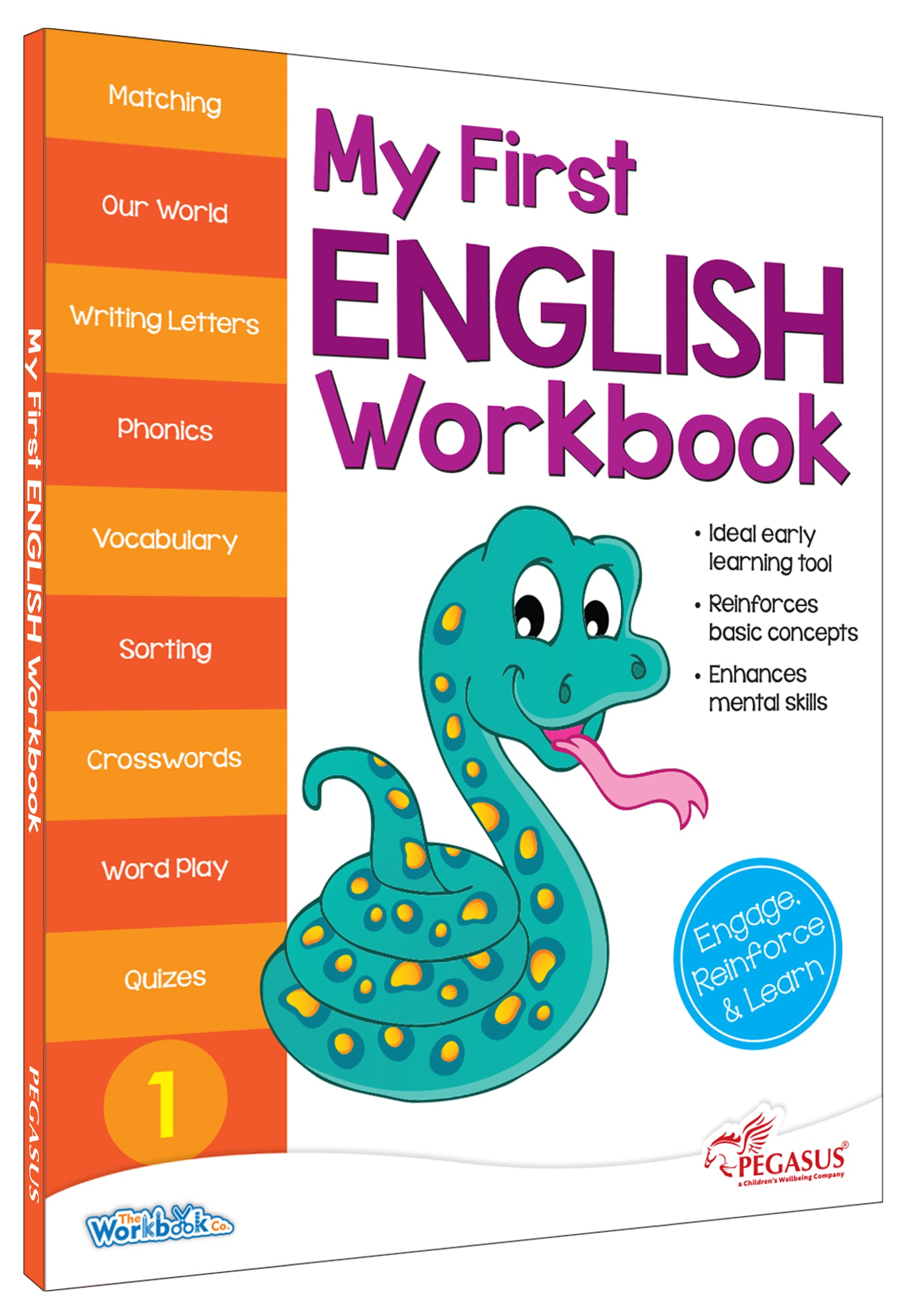 My First English Workbook 1 for Kids – 191 Fun Activities for Letters ...