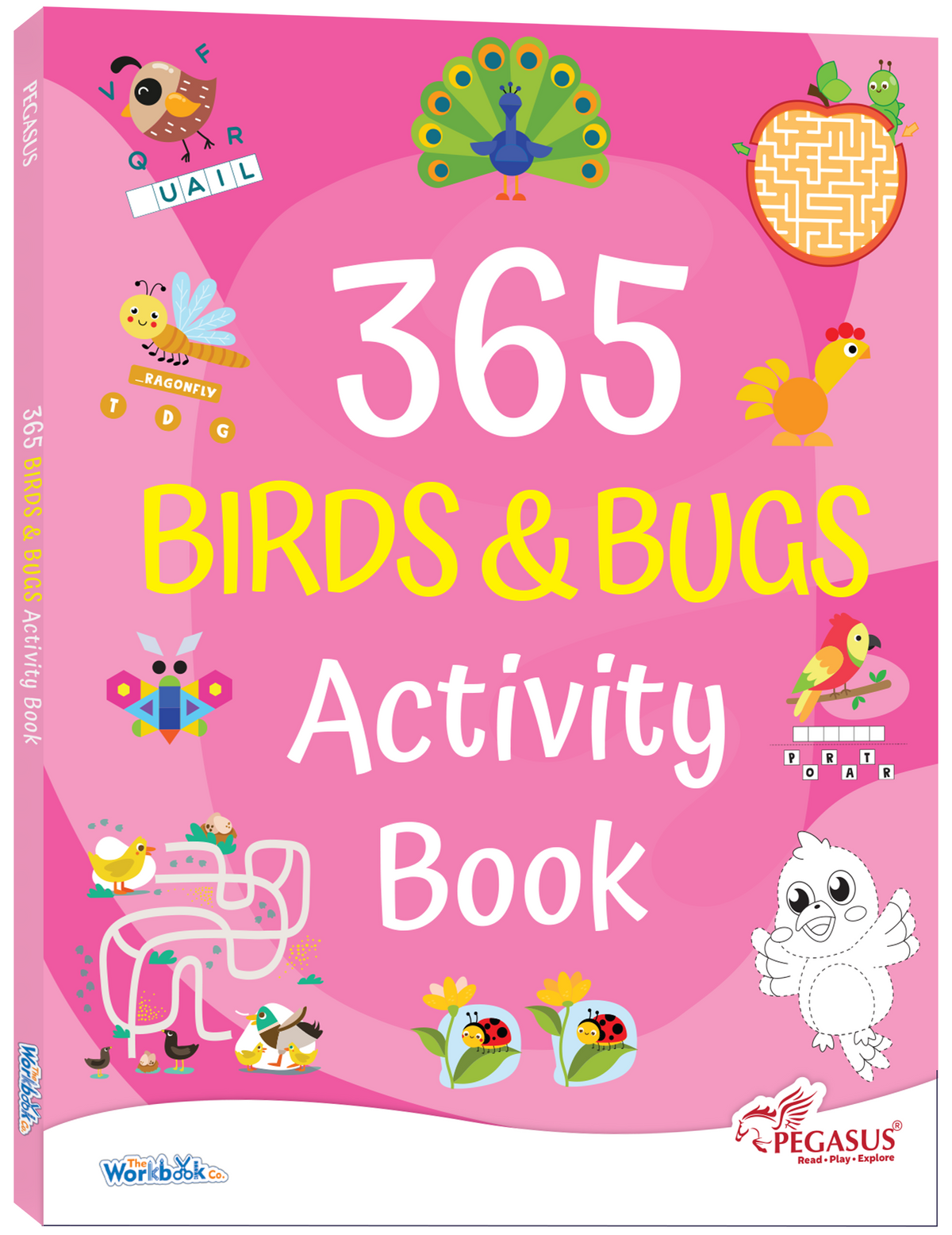 365 Birds & Bugs Activity Book for Kids – Mazes, Puzzles, and Memory L ...