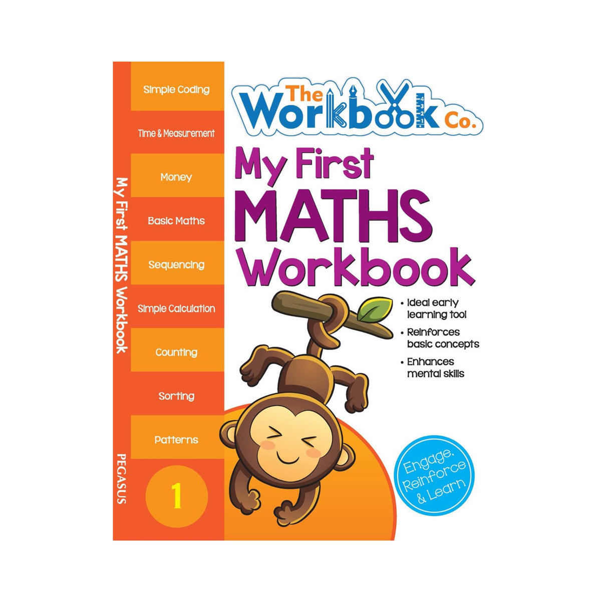 My First Maths Workbook - Paperback — pegasusforkids