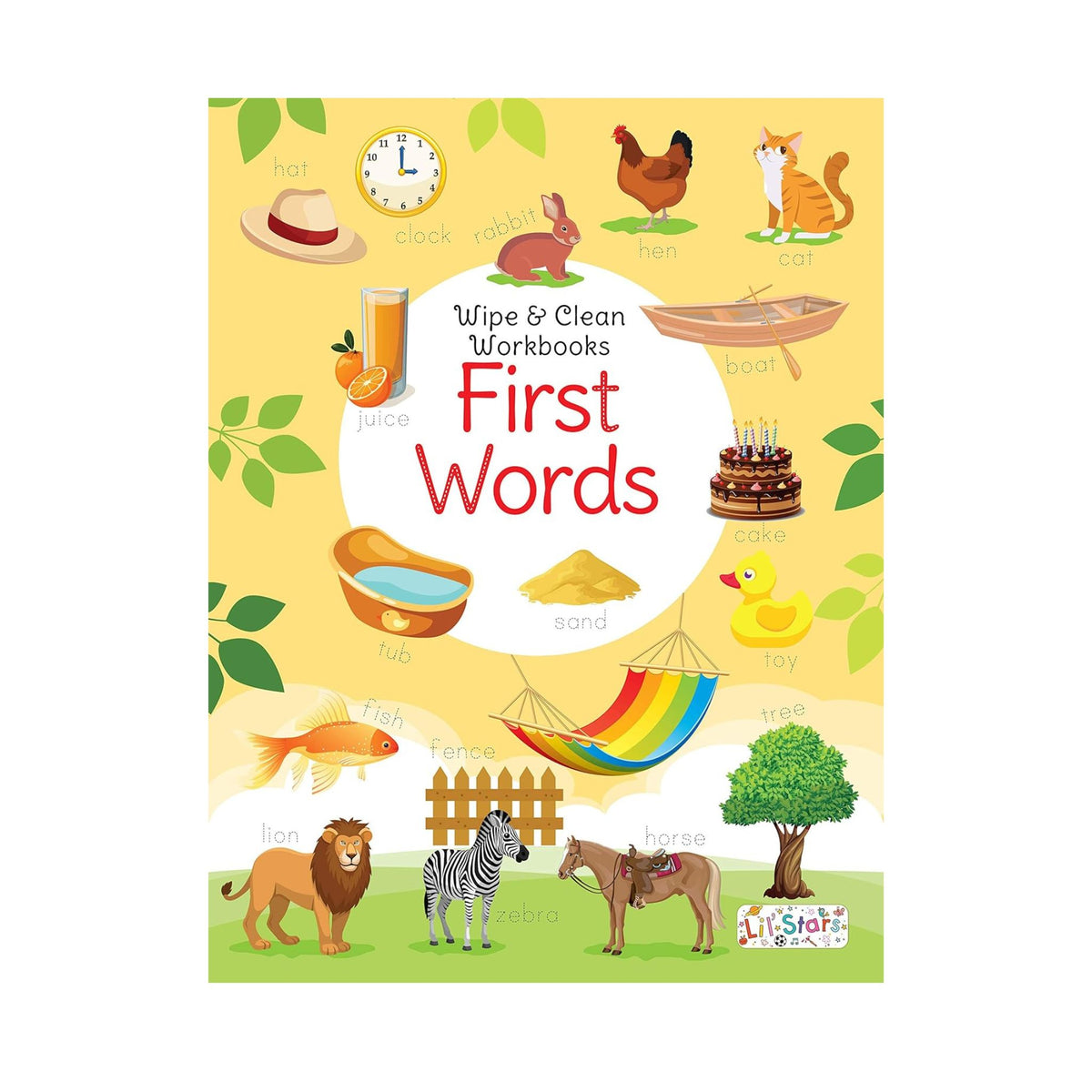 First Words - Wipe & Clean Workbook — pegasusforkids