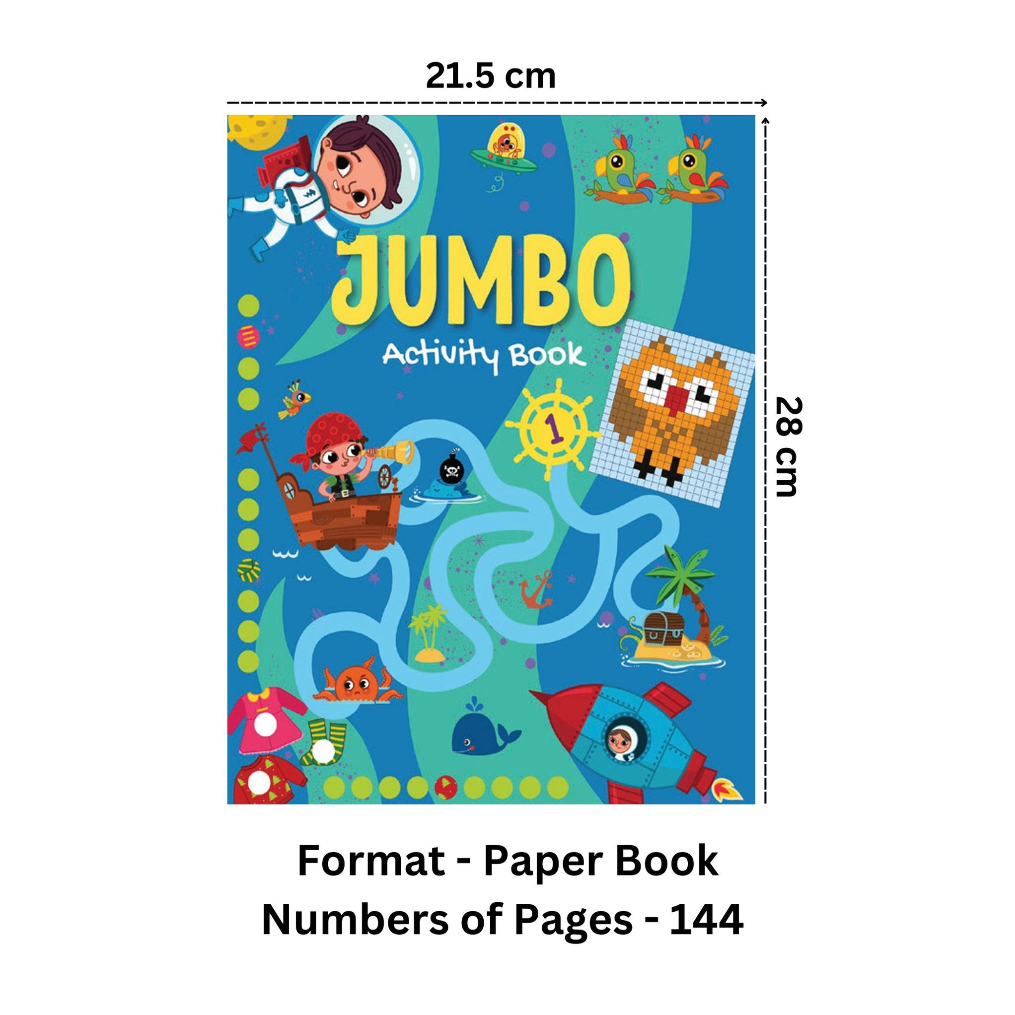 Jumbo Activity Book 1 - Paperback — pegasusforkids